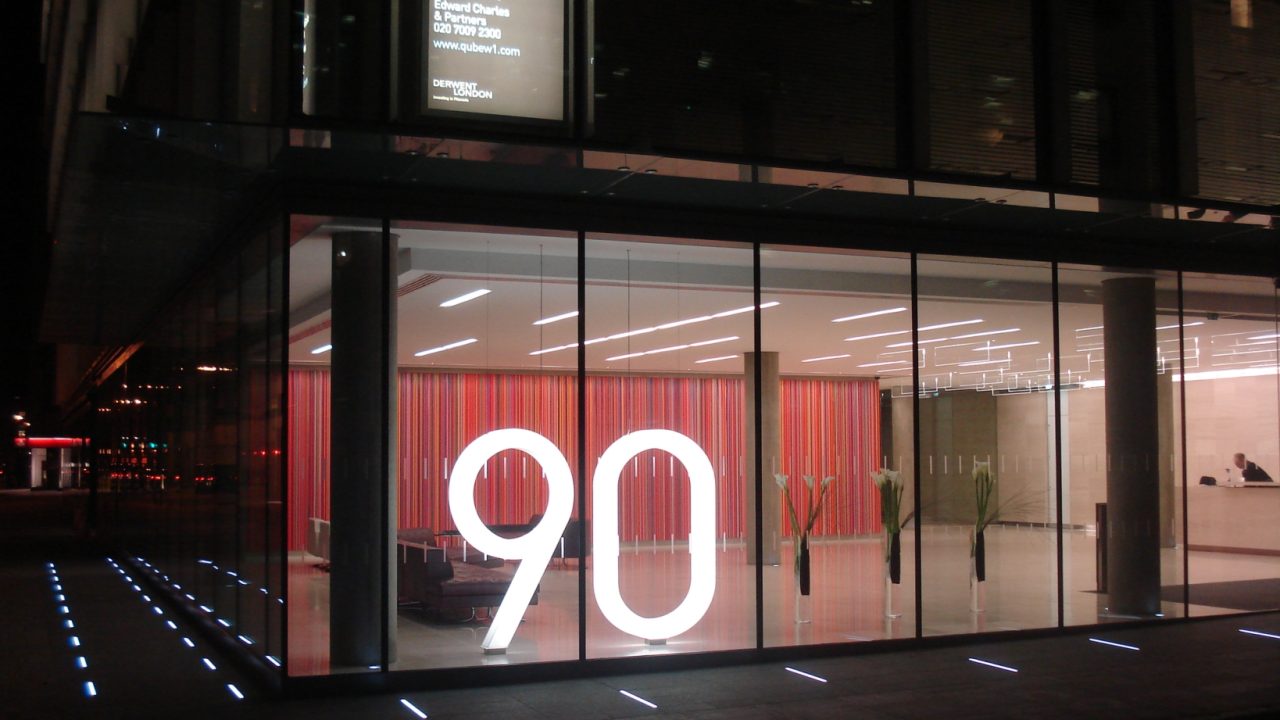 Architectural Illuminated Signage Project | Wrights Plastics