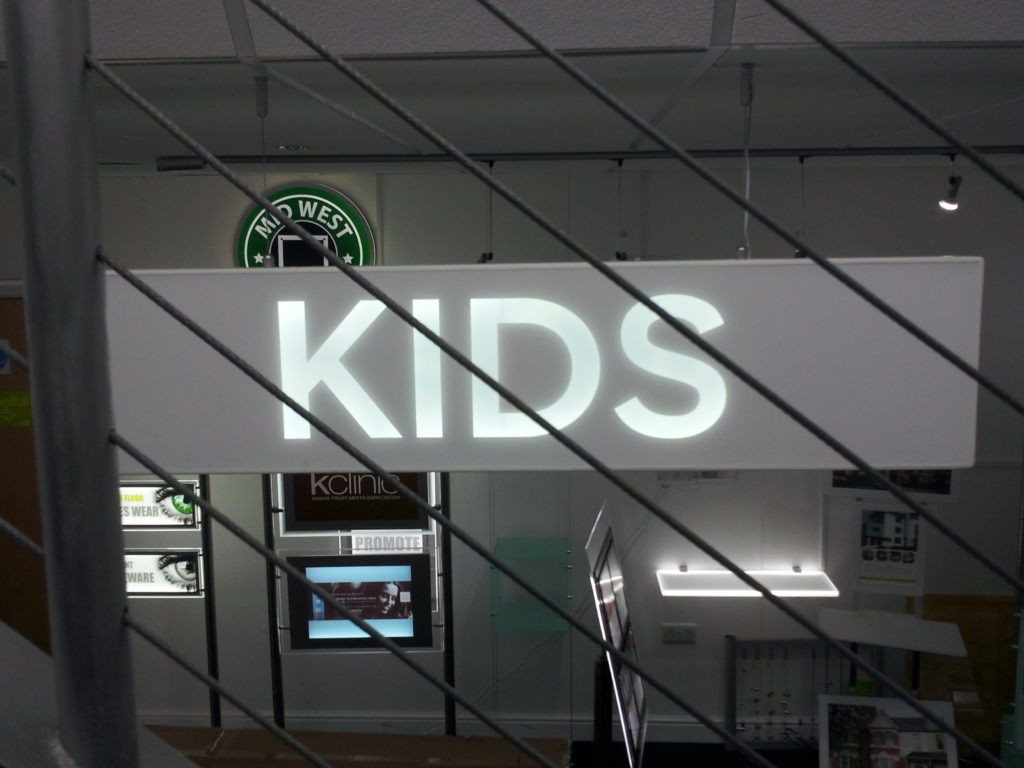 Solid surface light box case study 3 - Wrights Plastics