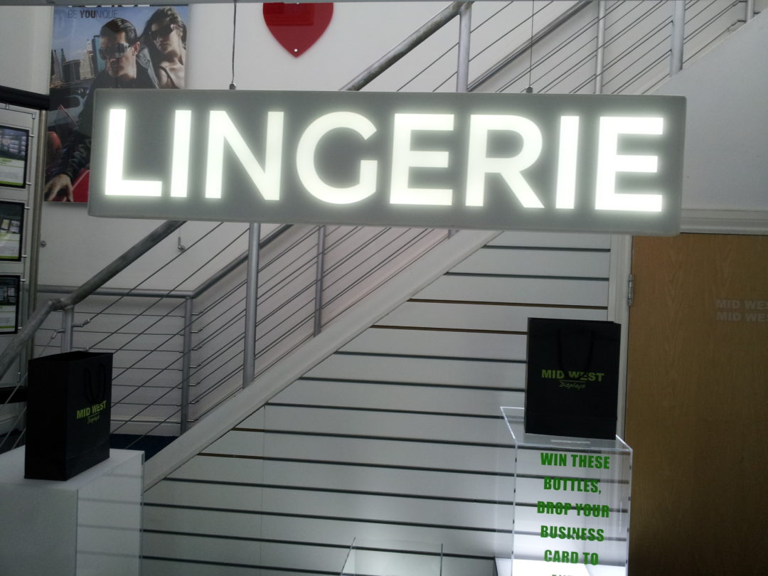 Solid Surface Light Box | Retail Display | Wrights Plastics