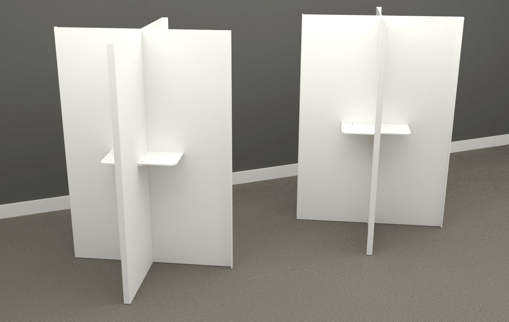 Polling Booth | Low Cost Flatpack Design